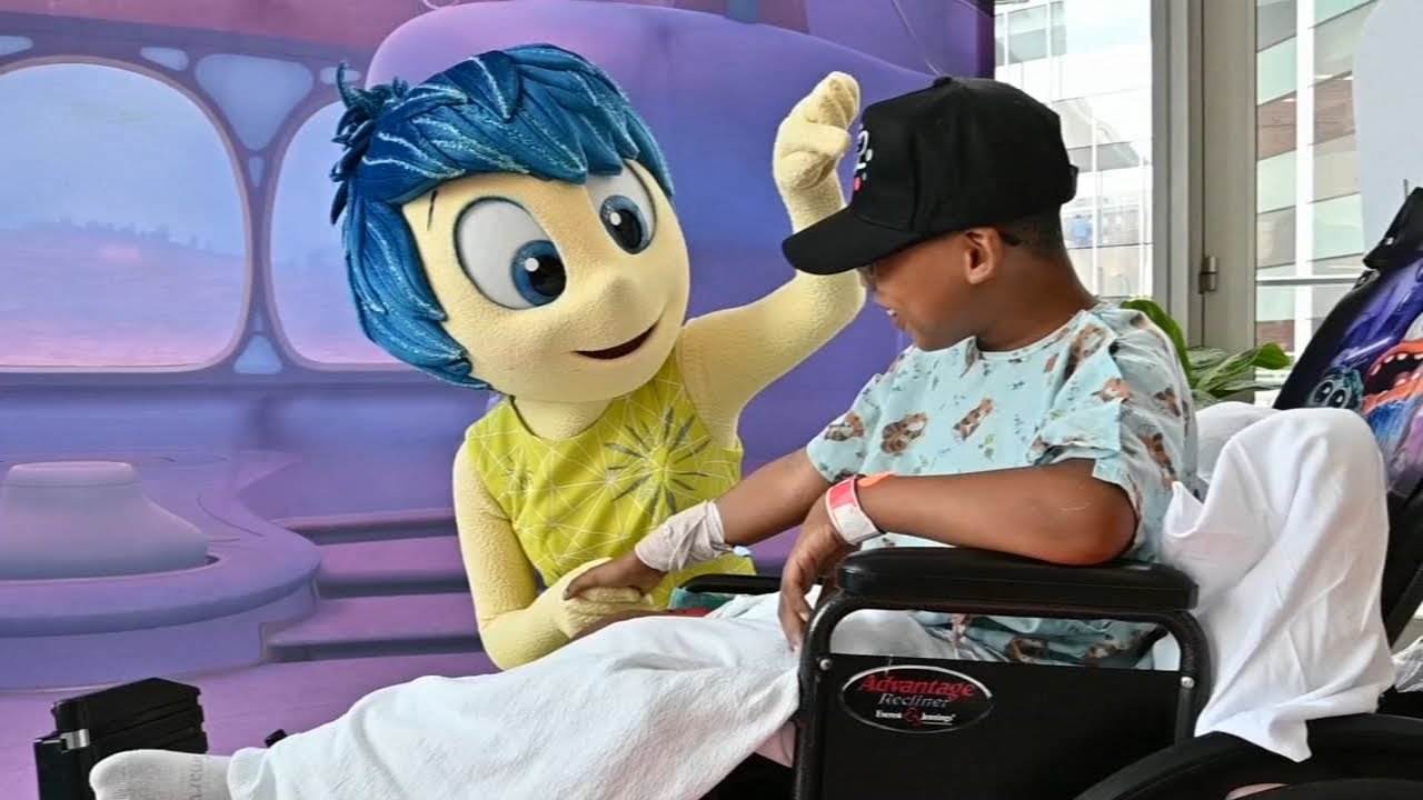 Disney brings 'Inside Out 2' experience to children's hospitals - YouTube