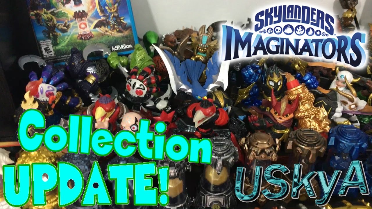 SKYLANDERS IMAGINATORS COLLECTION UPDATE as of 1-22-17! - YouTube