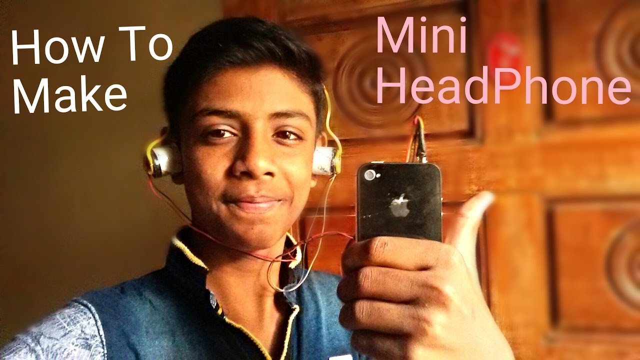 HOW TO MAKE HEADPHONE tutorial - YouTube