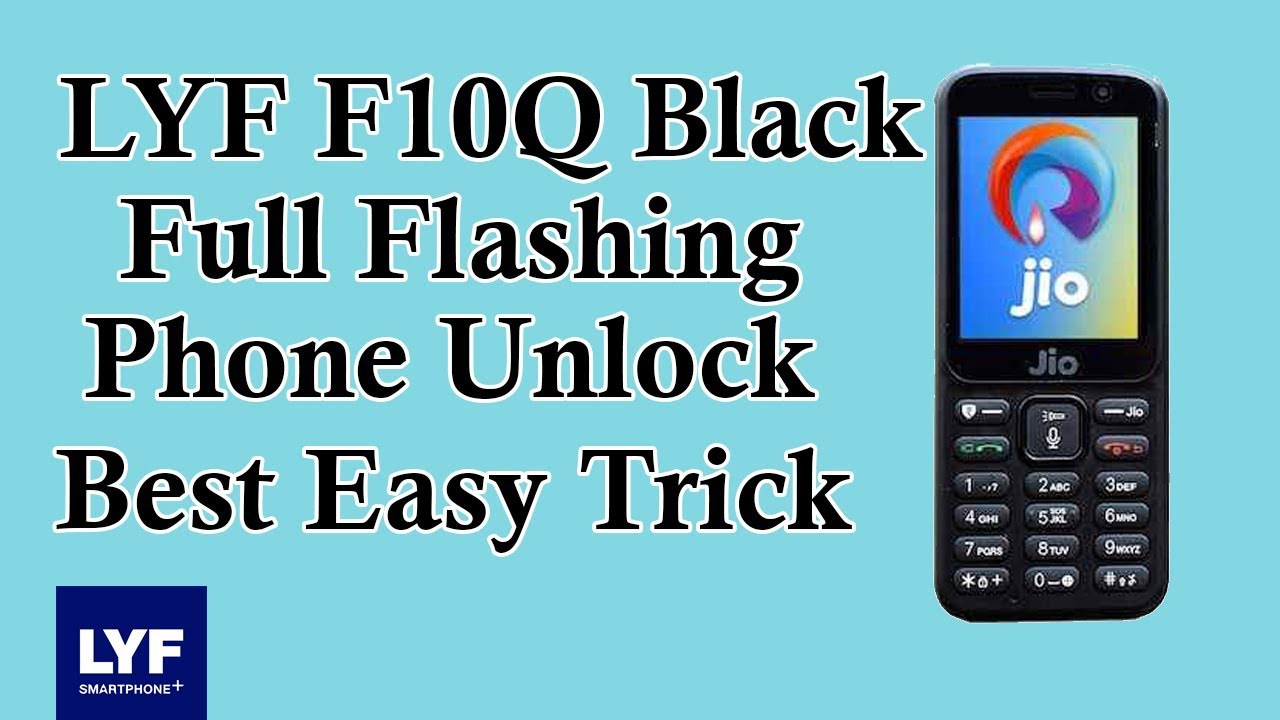LYF F10Q Black Flashing - YouTube