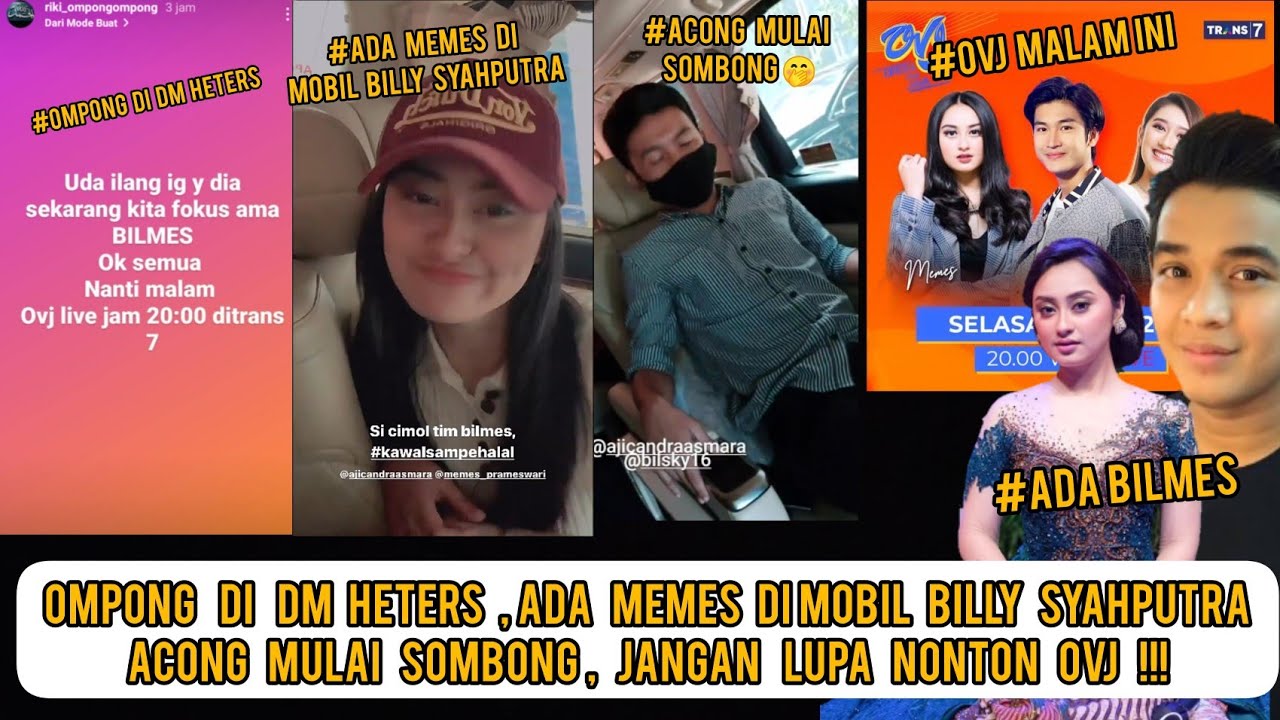 Ompong Di DM Heters,Ada Memes di mobil billy Syahputra,Acong mulai ...