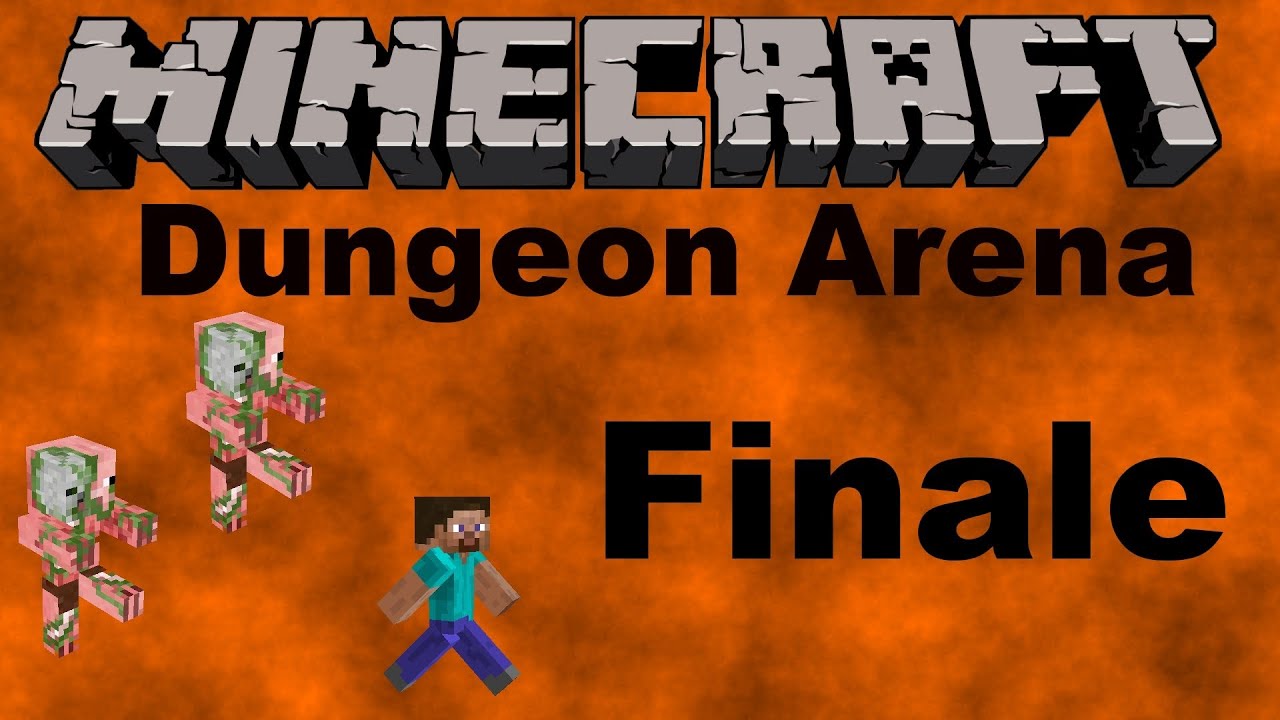 CO-OP Minecraft Adventure Map: Dungeon Arena Finale - YouTube