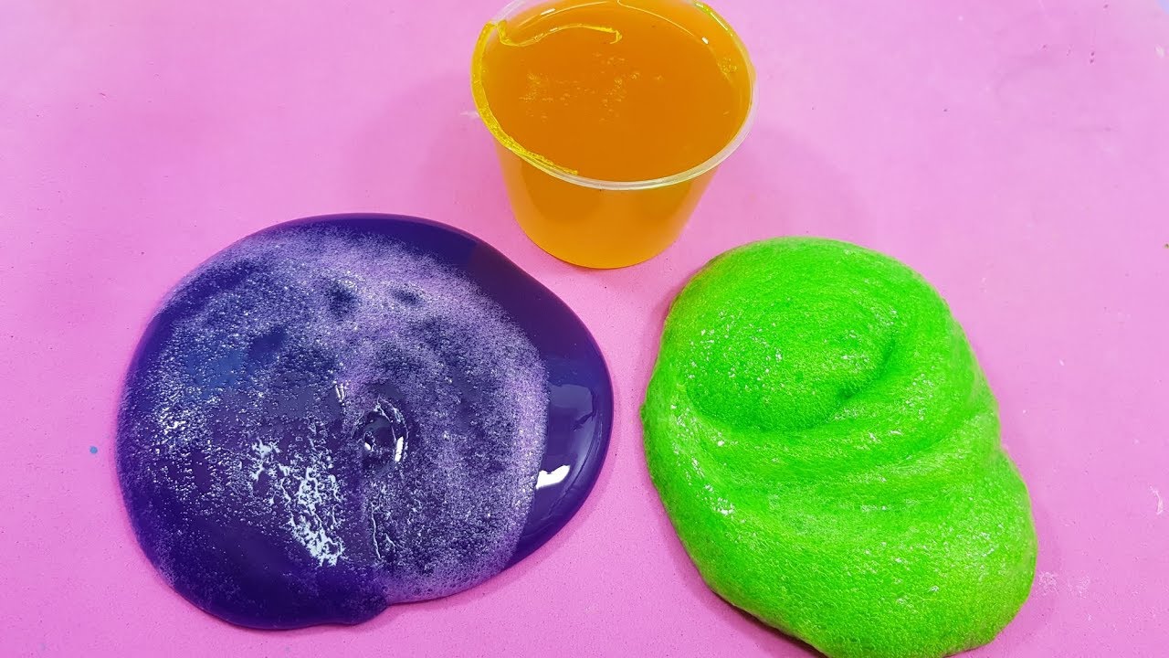 3 Ways Slime with Sugar Super Easy - YouTube