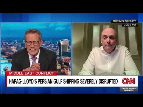 Hapag-Lloyd CEO Rolf Habben Jansen on disruptions to Persian Gulf shipping