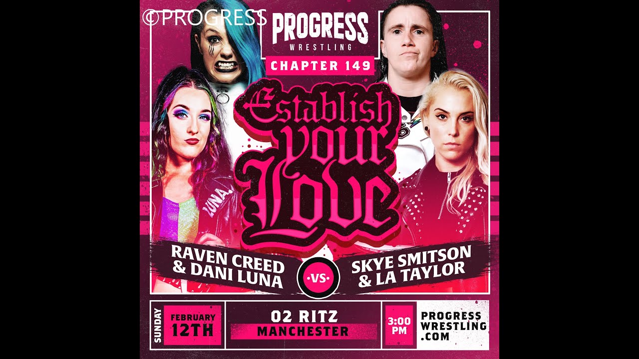 Dani Luna & Raven Creed vs LA Taylor & Skye Smitson / Tag Team Match ...