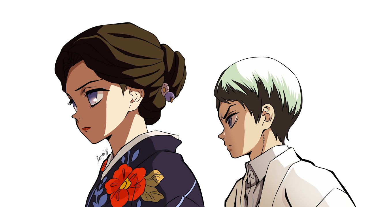 귀멸의칼날 타마요와 유시로 그림그리기 Demon Slayer- Kimetsu No Yaiba - Tamayo,Yushiro ...