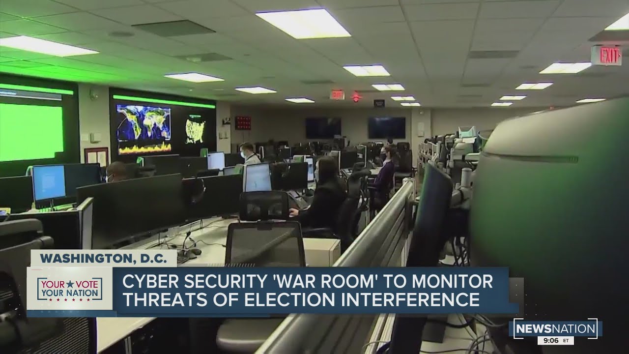 Look inside cybersecurity 'war room' to monitor threats of election ...