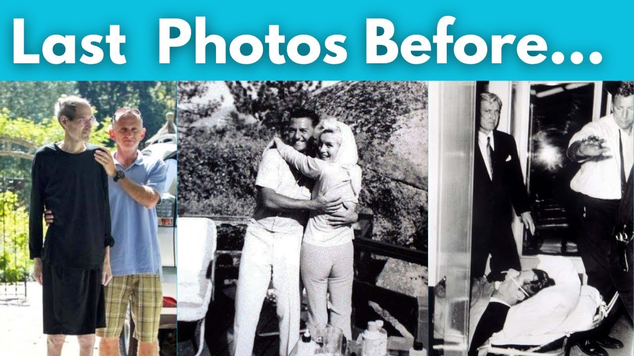 The Last Known Photos Of Famous People - YouTube
