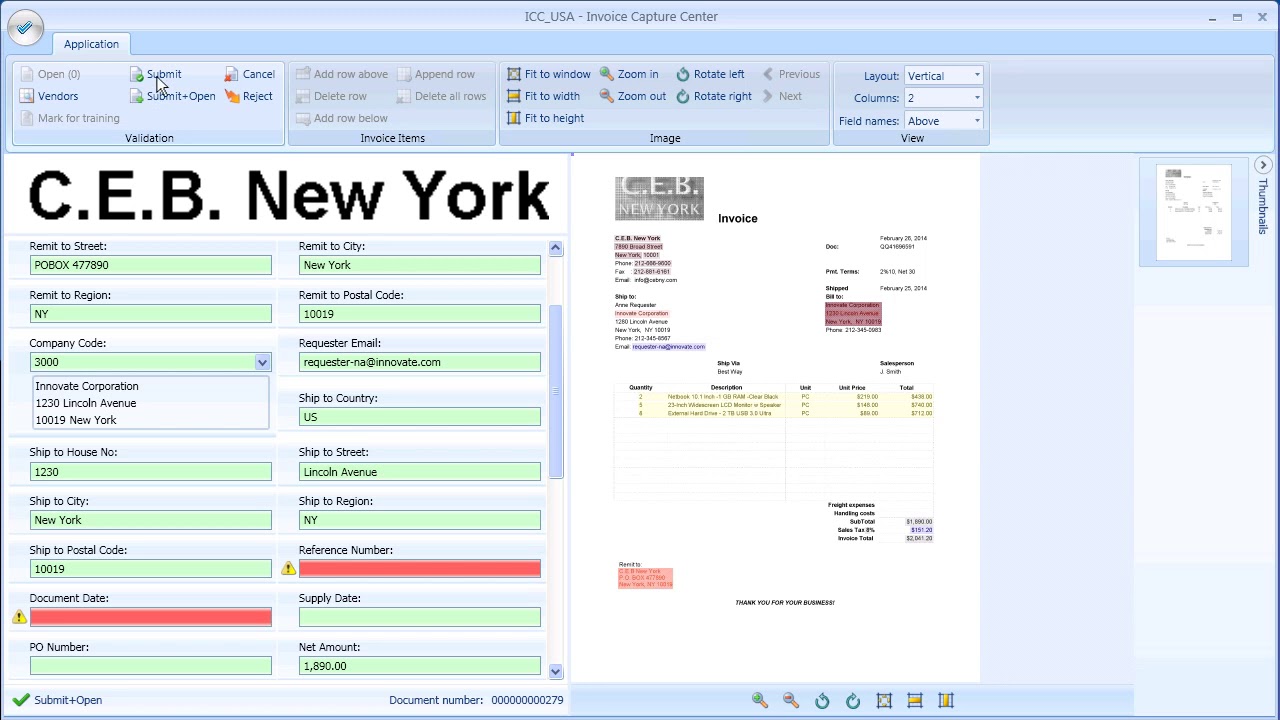 Vendor Invoice Management 03 OpenText Invoice Capture Center ...