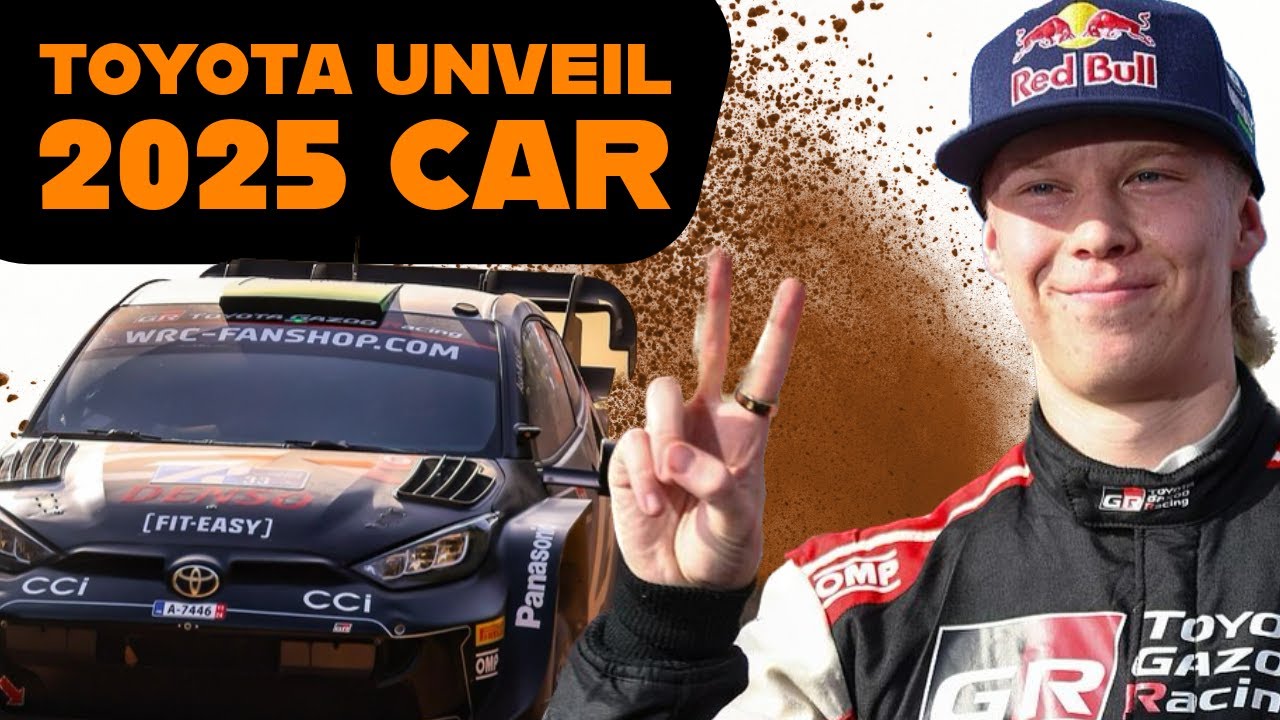 Toyota unveil their new WRC 2025 Car - YouTube