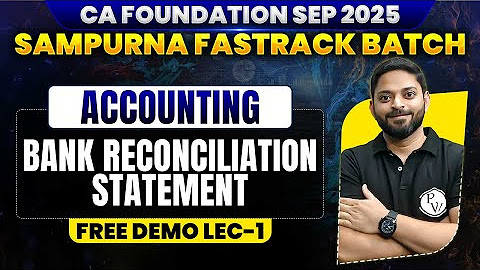 CA Foundation Sampurna Fastrack Sep 25 Batch Demo lecture🔥🔥 - YouTube