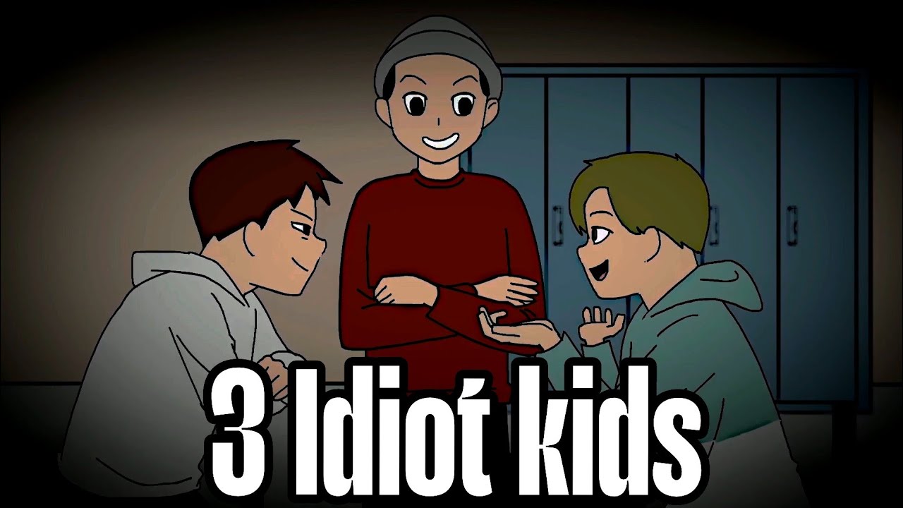 3 idiot kids Ev Haunted #cartoon #animation #comedy #funny - YouTube