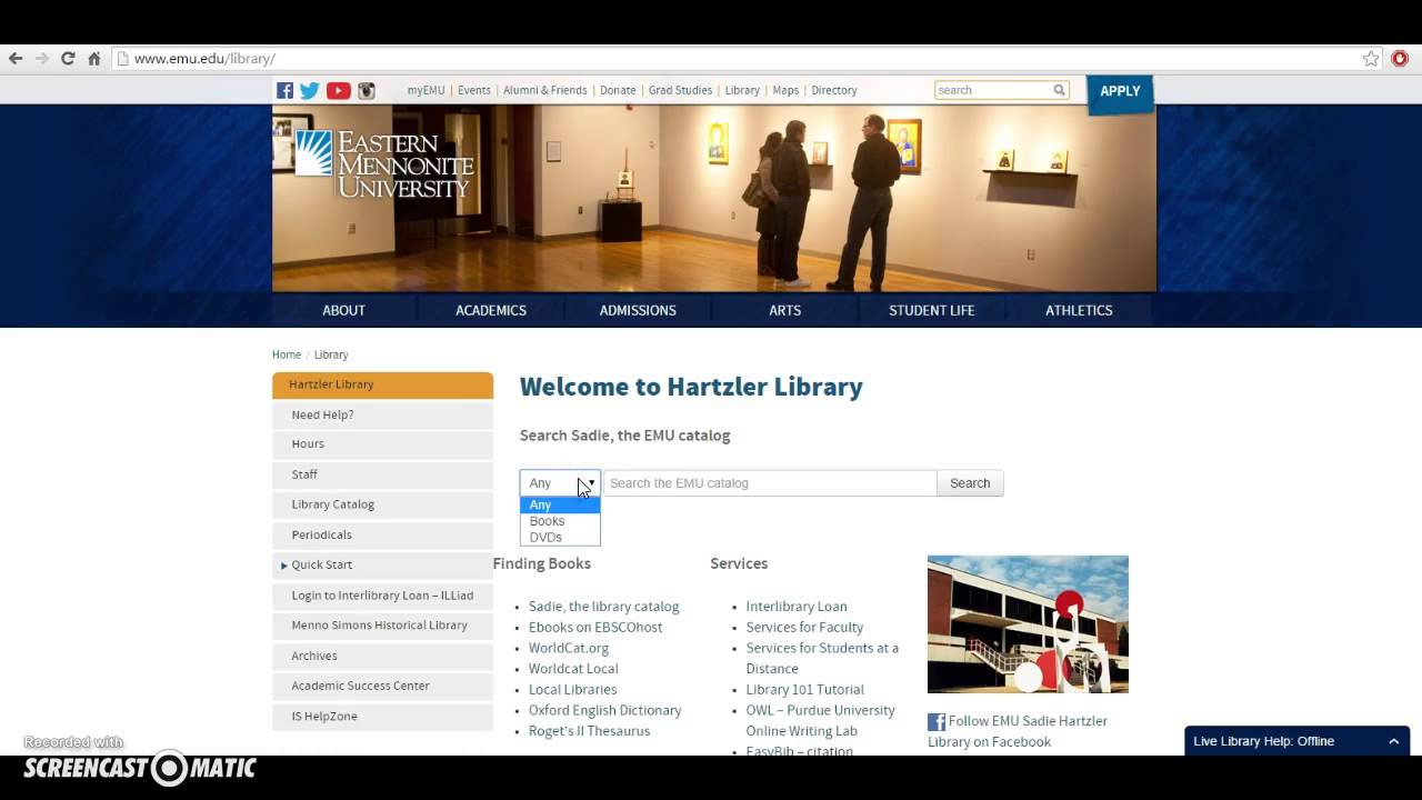 EMU Math 140 Finding Research Articles - YouTube