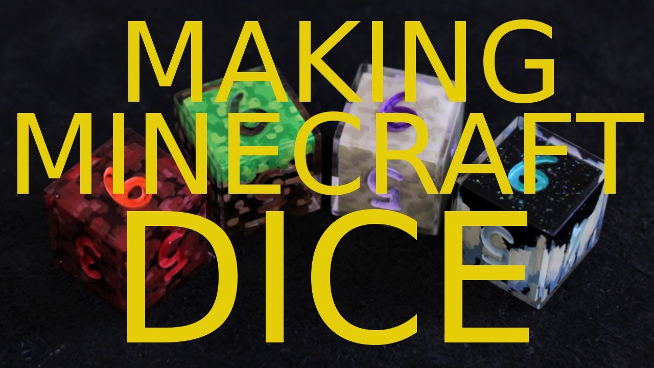 Turning Minecraft Blocks into D&D Dice! :O (Commission) - YouTube