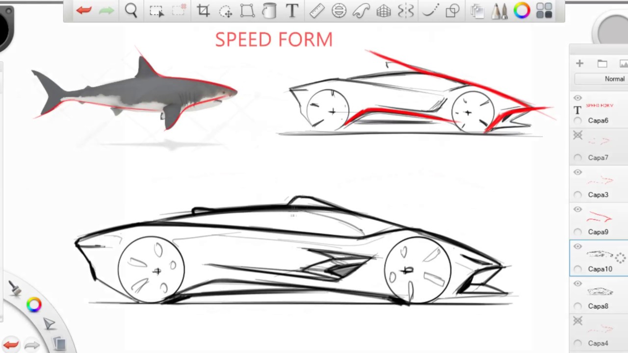 SPEED FORM -- DISEÑO AUTOMOTRIZ - YouTube
