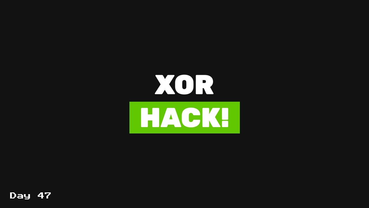 The Brutal Leetcode Xor Problem That Stumped Everyone Until This Coding Everyday Day 47