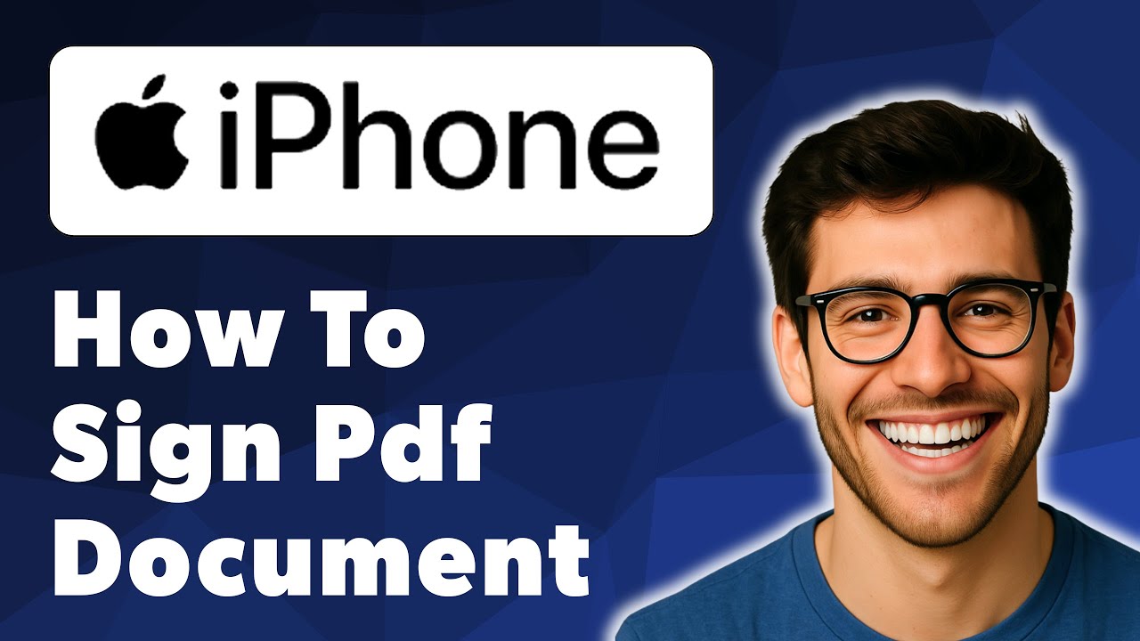 How To Sign A Pdf Document On Iphone [2025 Guide] - YouTube