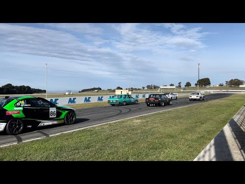 TCRC round 4, Improved production race 1 - YouTube