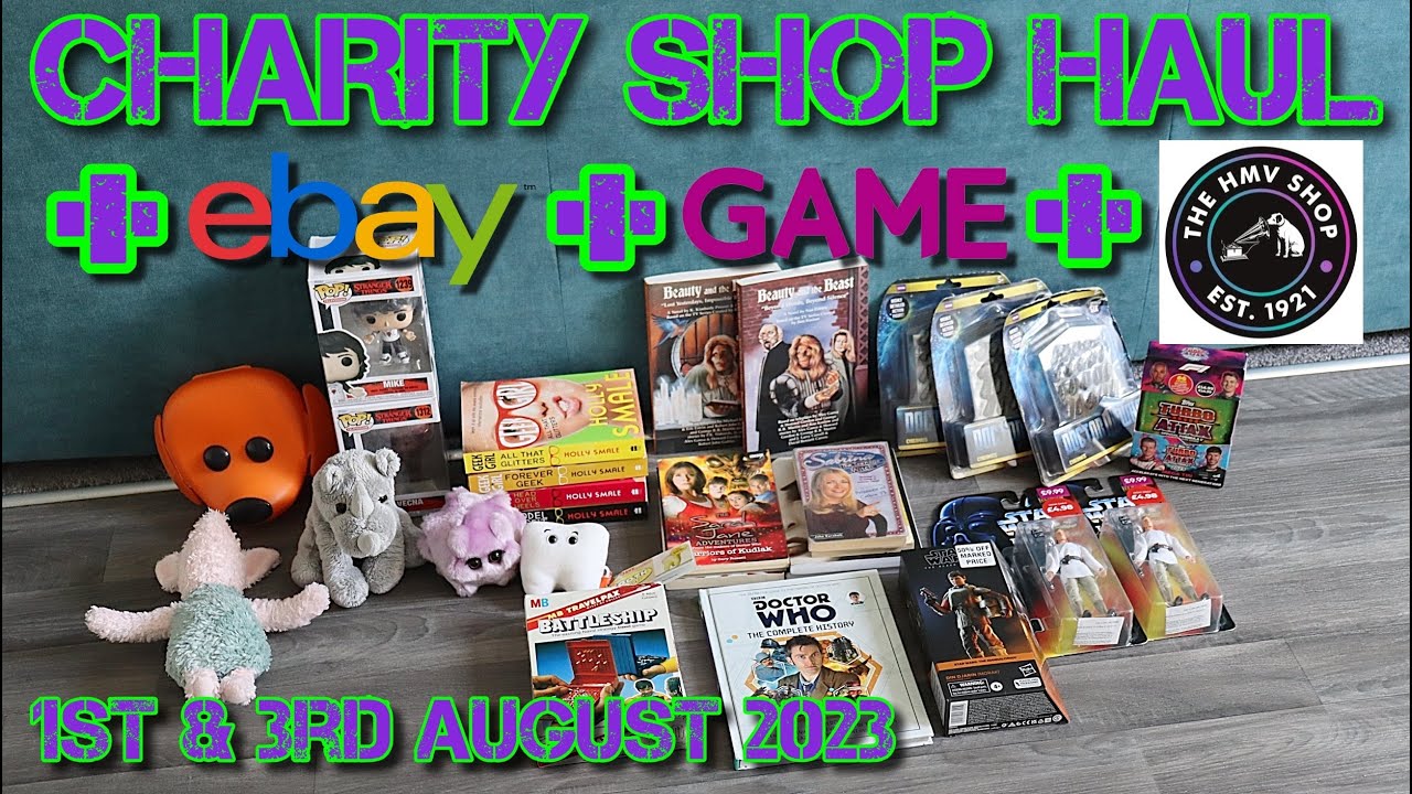 Charity Shop Haul (1st & 3rd August 2023) + HMV + GAME + eBay Purchase ...
