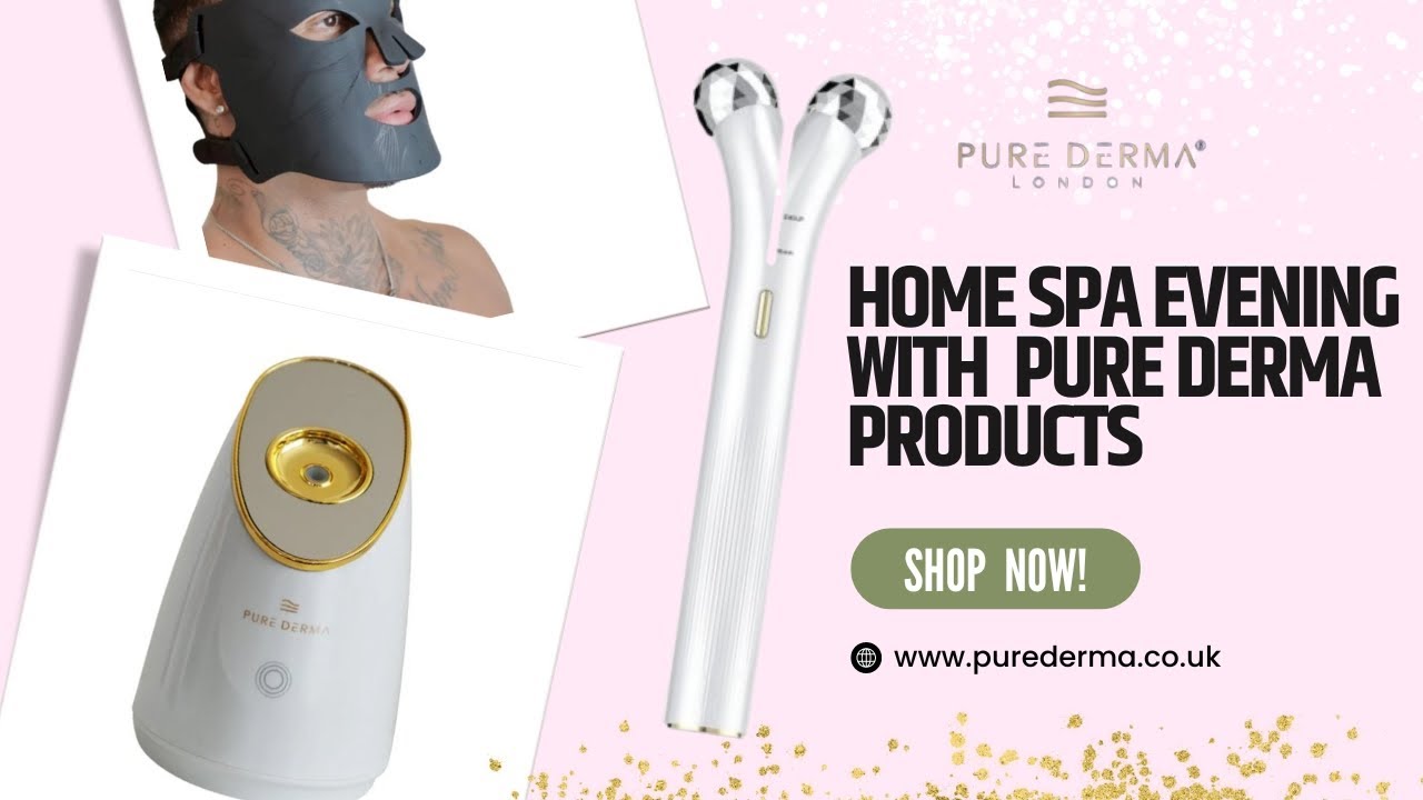 Mike hijacks Lauren's home spa evening with her Pure Derma products - YouTube