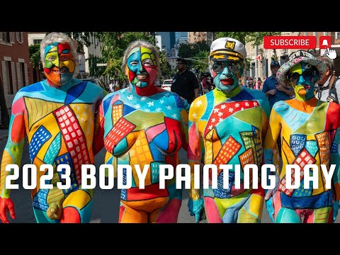 2023 NYC Body Painting Day (Inside the Artist Tent)
