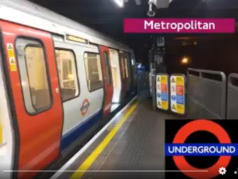 FULL JOURNEY ON THE METROPOLITAN LINE FROM ALDGATE TO UXBRIDGE ...