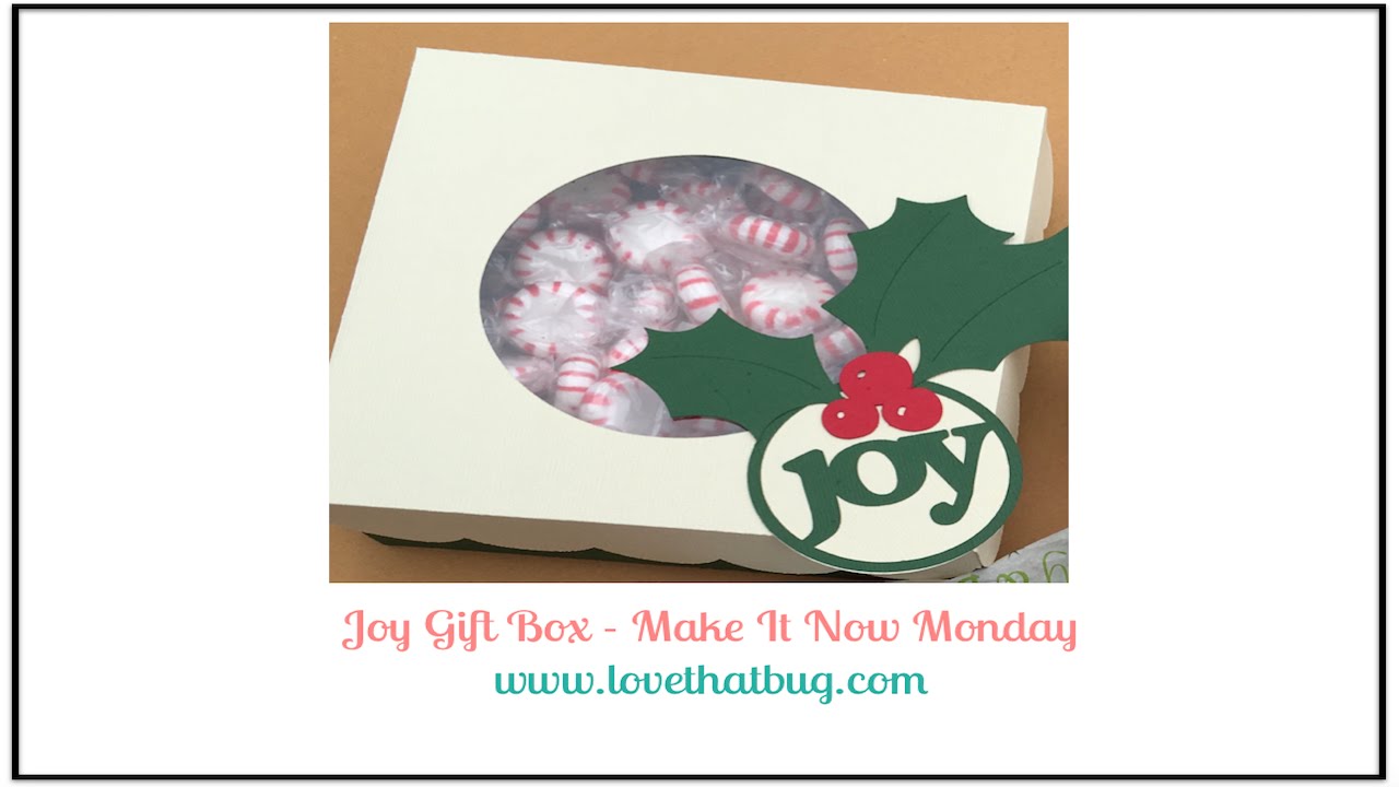Cricut Explore Joy Gift Box - YouTube