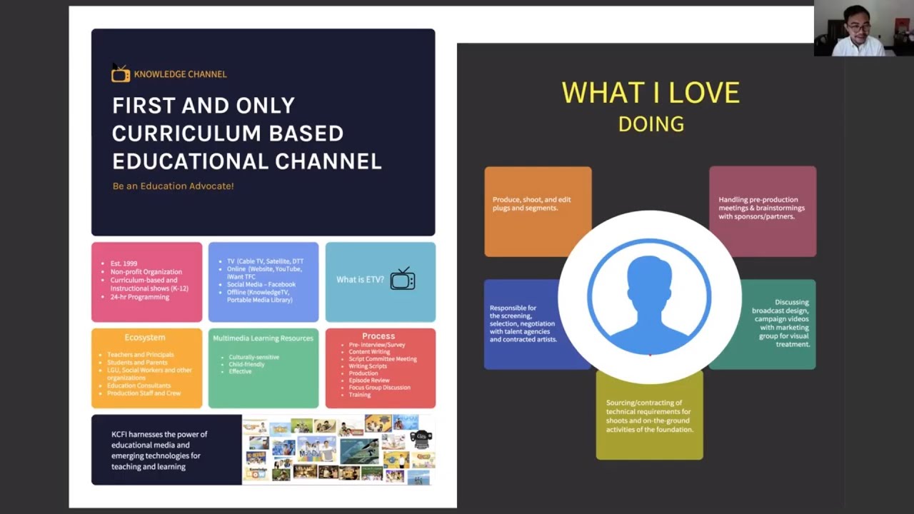 Production Head Jaypee Zuñiga on Knowledge Channel Foundation, Inc ...