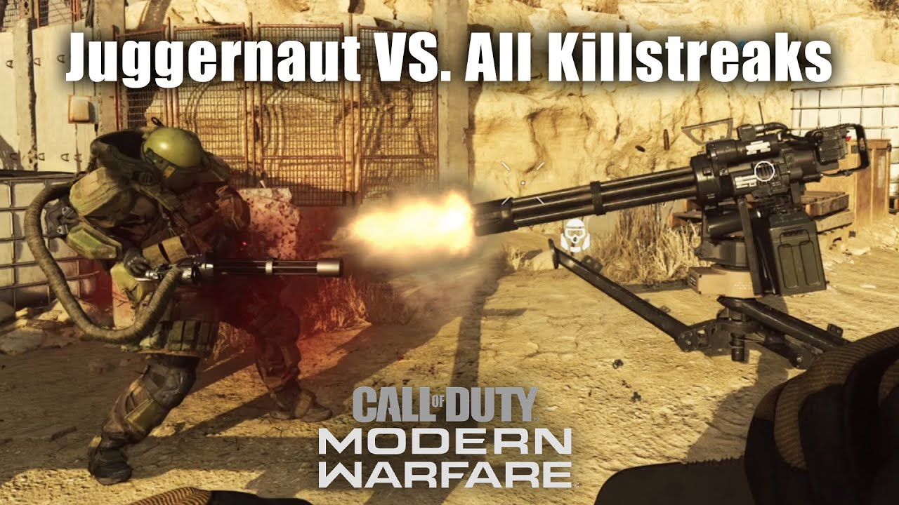 Juggernaut VS. All Killstreaks - Modern Warfare - YouTube