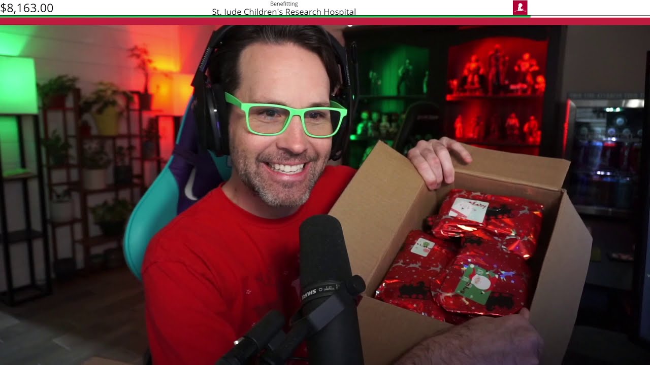 Christmas Gift Unboxing and Christmas Card Opening | Clintus.tv - YouTube