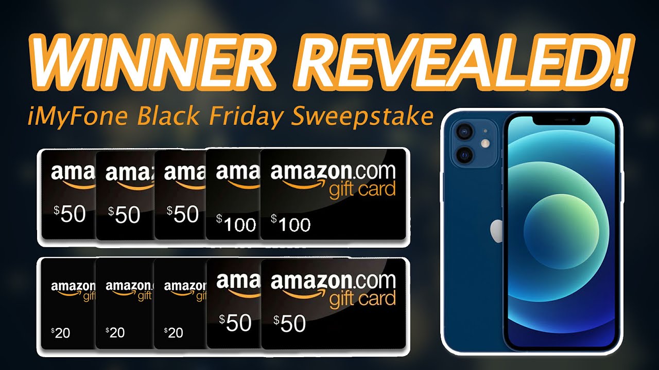 WINNER REVEALED! Did You Win The iPhone 12? iMyFone Black Friday ...