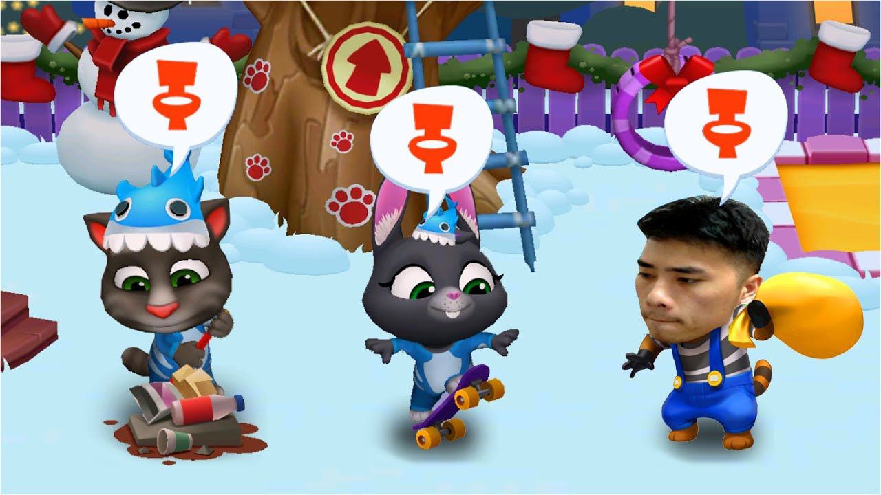 My Talking Tom Friends New Update - Happy Winter - Android Gameplay ...