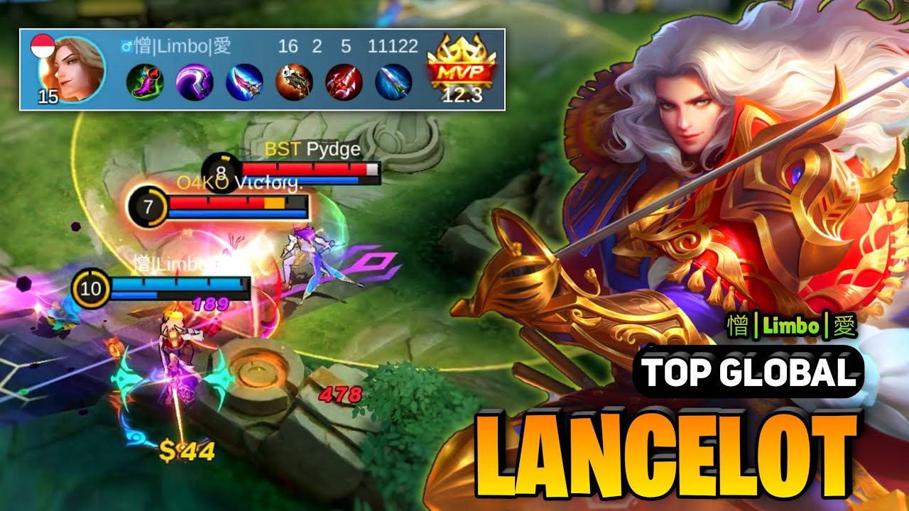 Lancelot Best Build 2023 [ Lancelot Top Global Gameplay ] 憎|Limbo|愛 ...