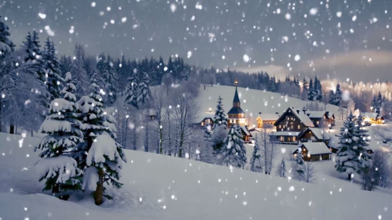 Winter's Calm: Serene Instrumental Music with Snowy Landscapes! - YouTube
