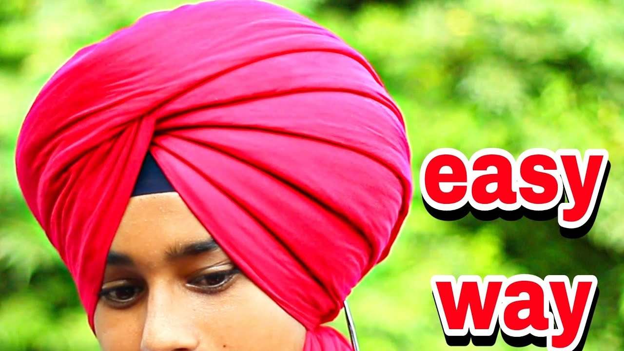 how to tie Patiala shahi turban for youth, patiala shahi pagg ...