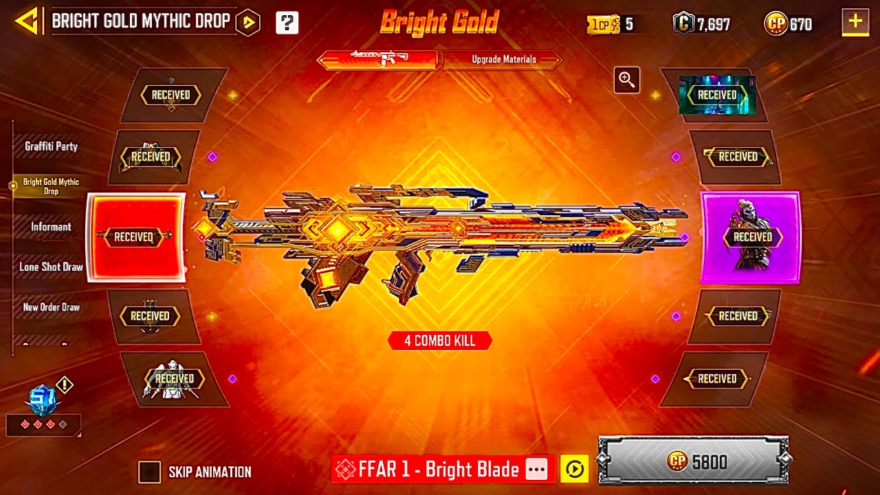 Buying Mythic FFAR 1 - Bright Blade | Bright Gold Mythic Drop - YouTube