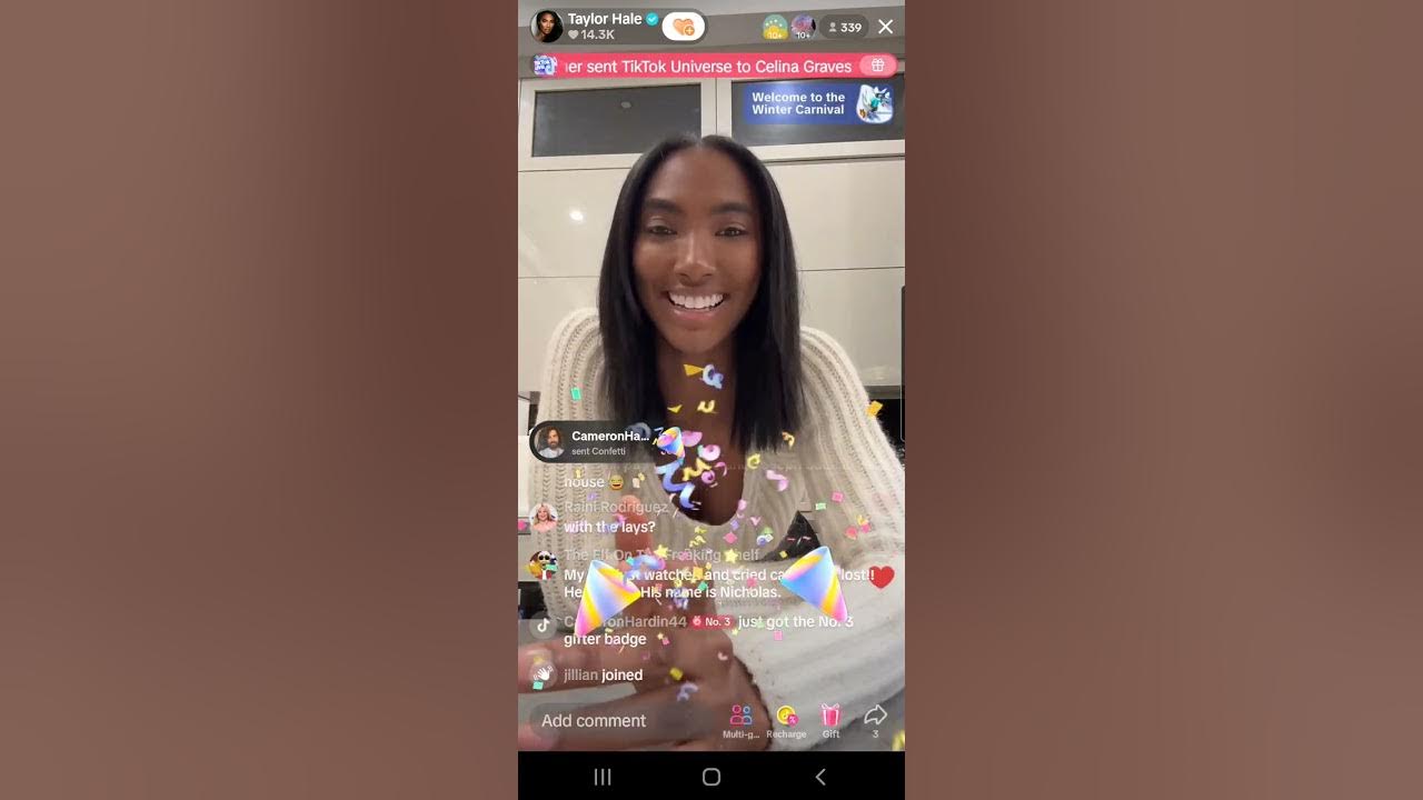 BB24 Taylor's ig live,chats about RG & more 21/12/23 😊 - YouTube