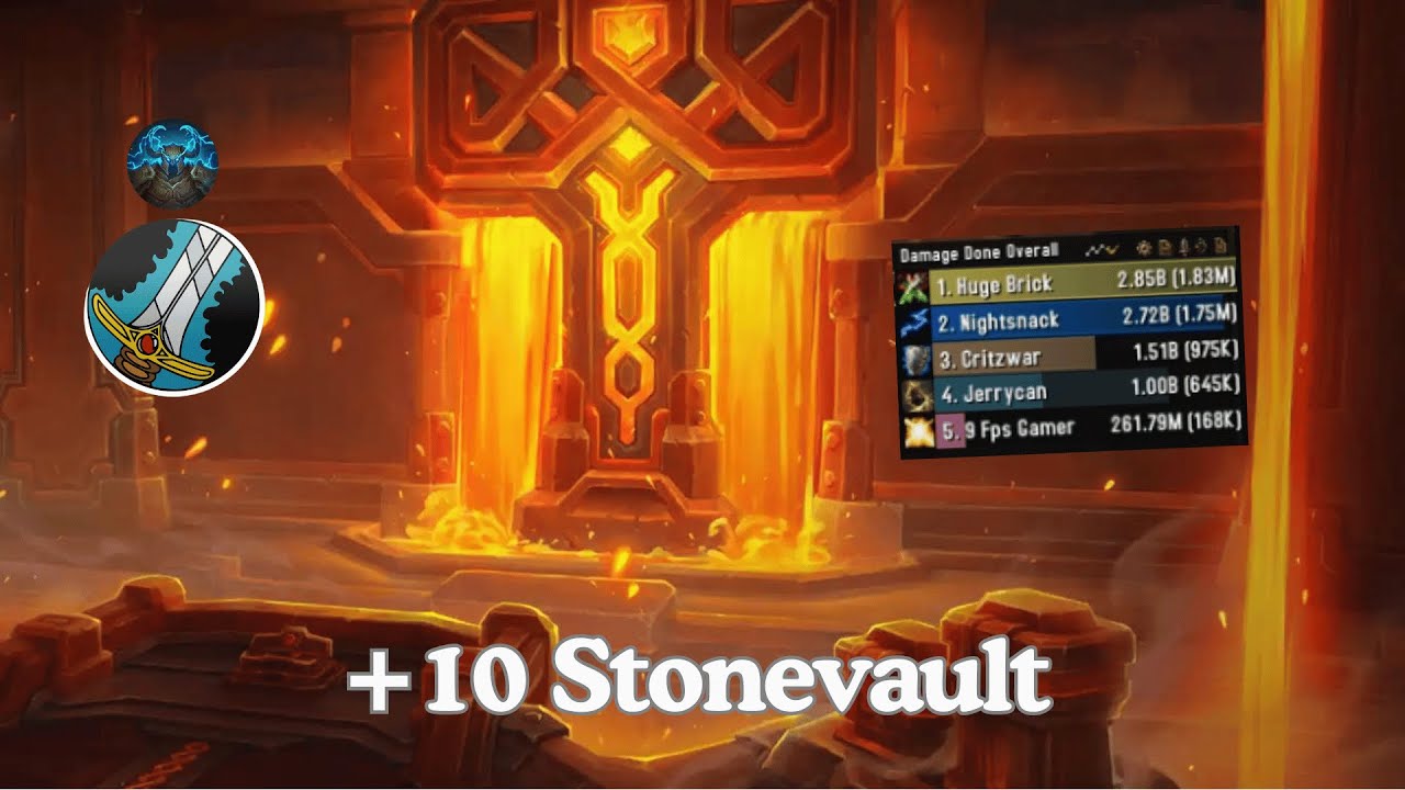 Stonevault +10 | Prot Warrior | TWW M+ Season 1 - YouTube