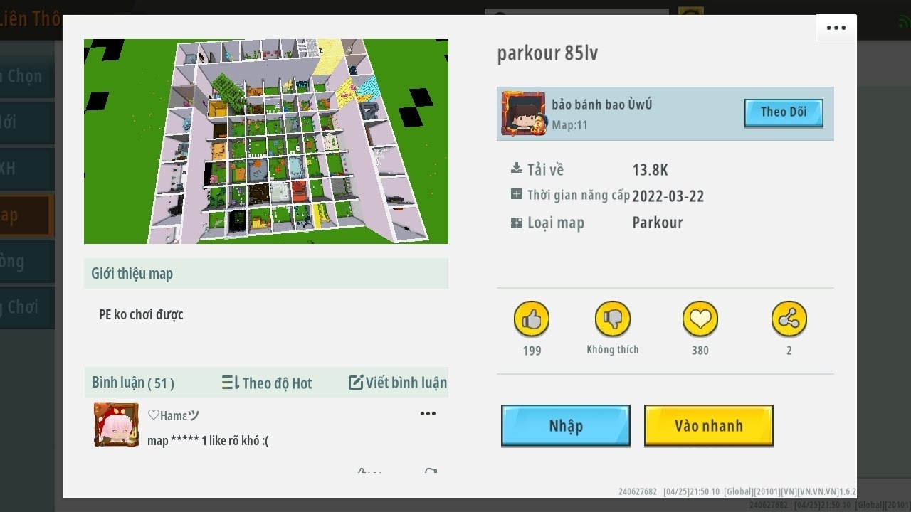 MINI WORLD PARKOUR 85 LV ! PHẦN 2 - YouTube