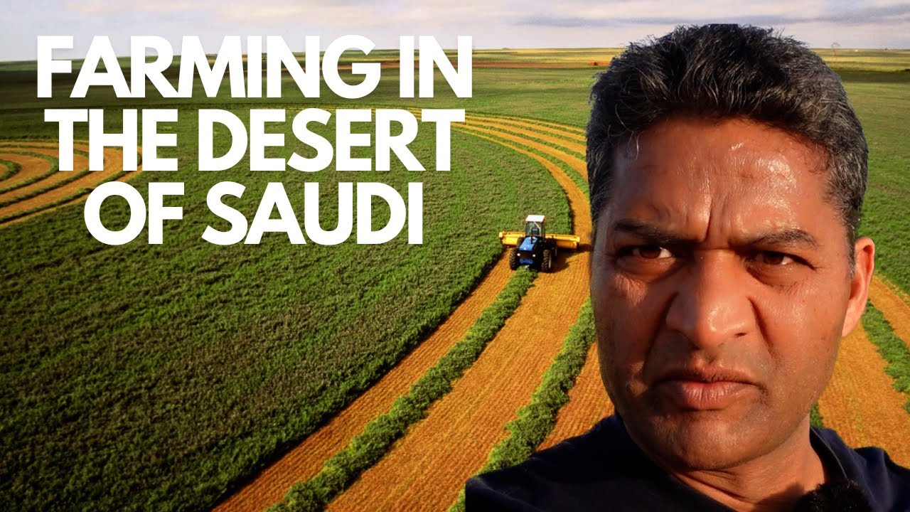 Saudi Turning Desert into farm land | Farming in the desert - YouTube