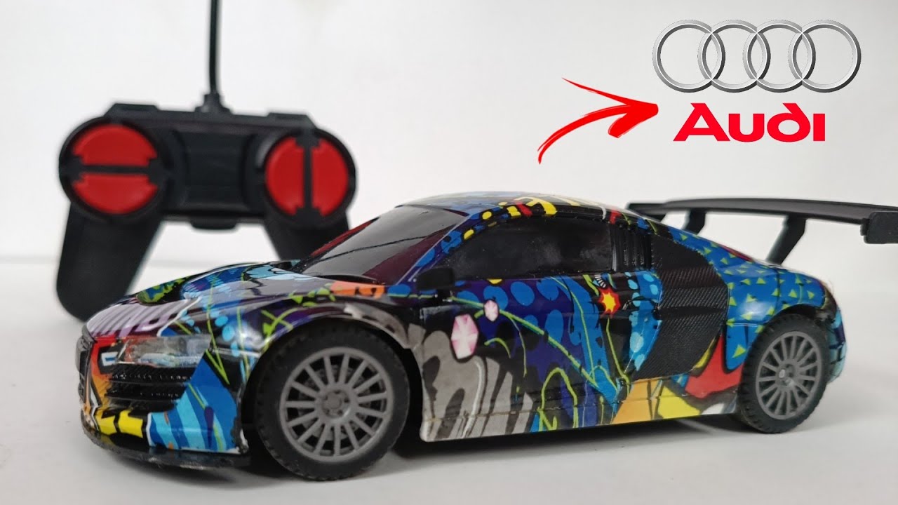 Audi R8 Remote Control Sports Car Unboxing and Testing || THE CRAZY ...