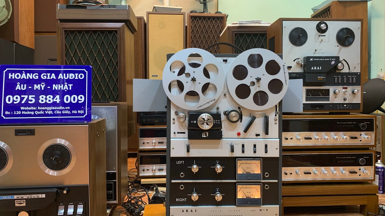 Hàng về. Đầu cối tự hành Akai M9 nghe hay bày đẹp. Hoàng Gia audio ...