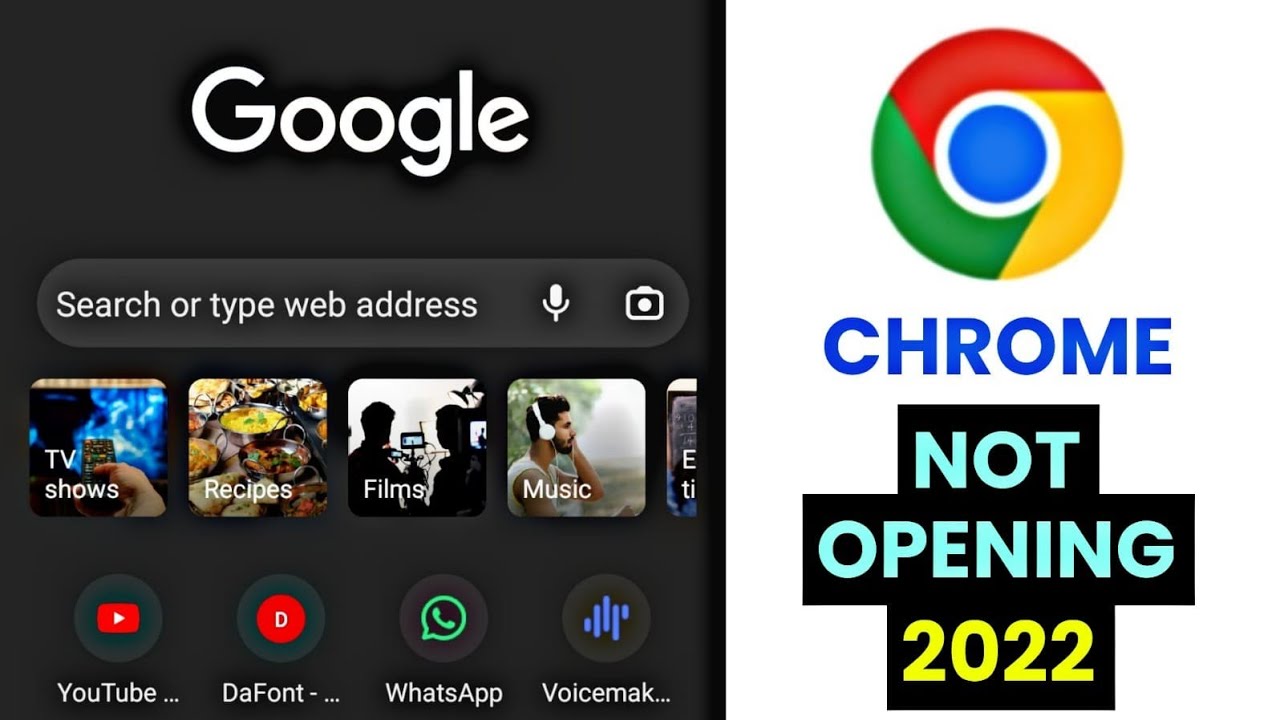 How To Fix - Chrome Not Open Problem Android Phone | Chrome Not Working ...