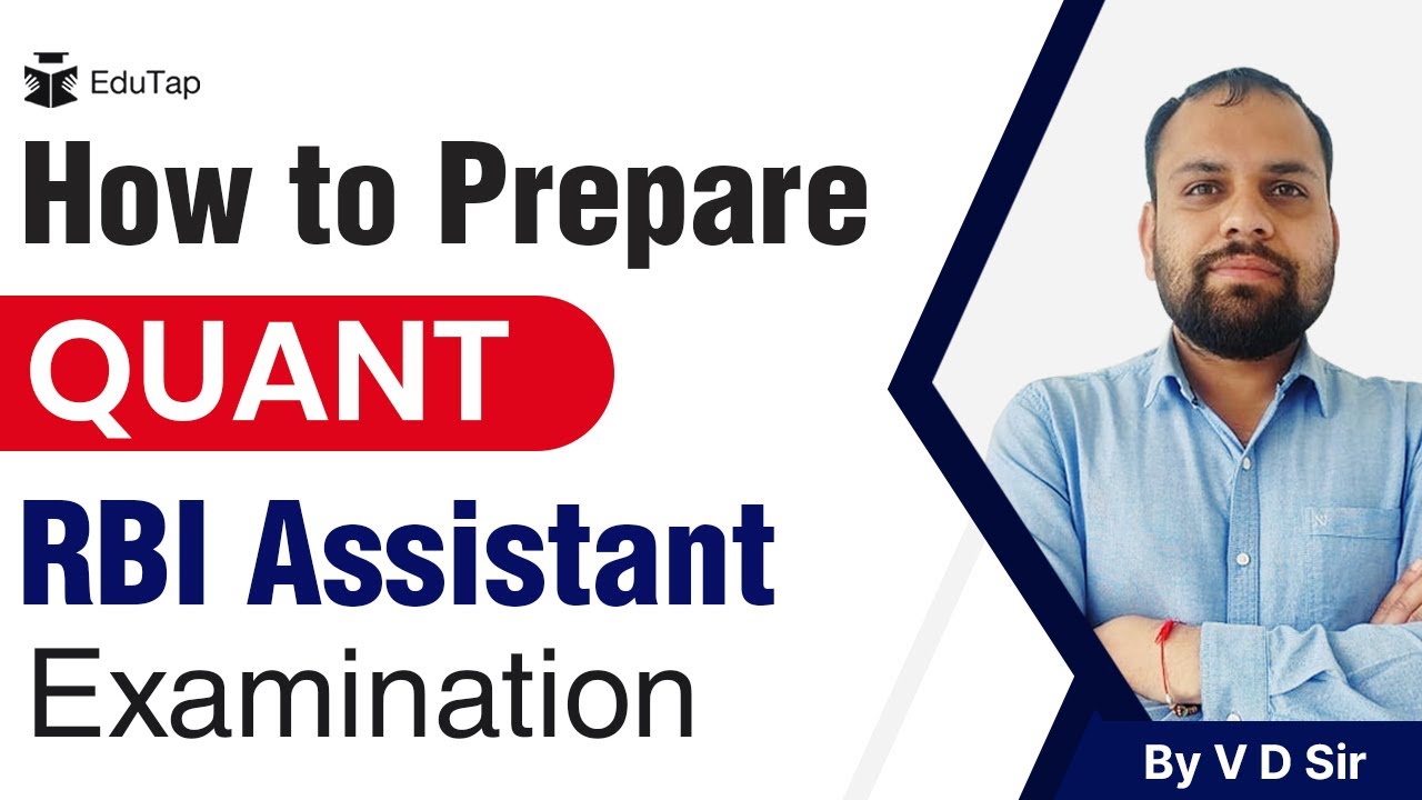 How to prepare Quant - RBI Assistant Exam | RBI Assistant Notification ...