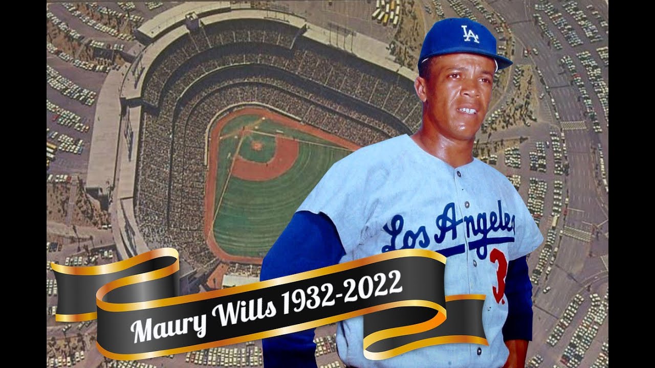 Maury Wills former Dodger great Rest in Peace - YouTube