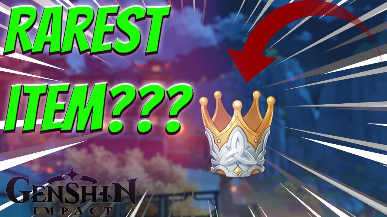 The *RAREST* Item in the game! | Genshin Impact - YouTube