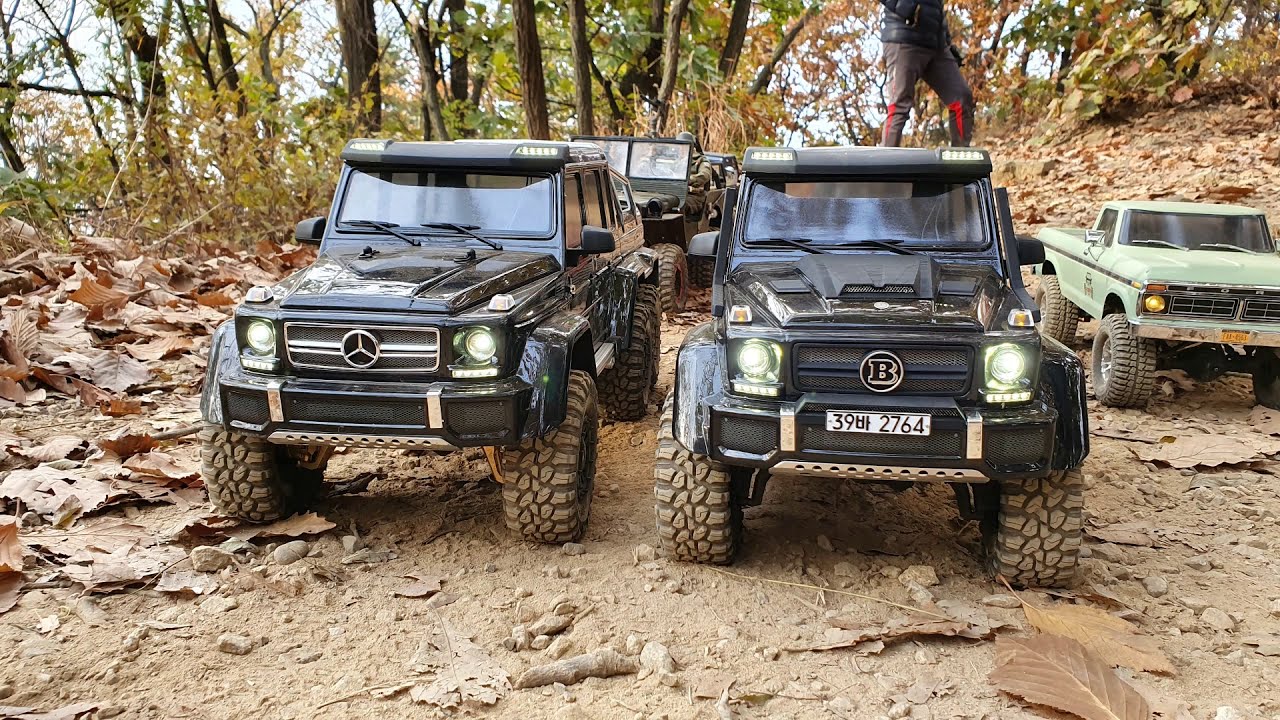 TRAXXAS TRX6 G63 6x6 BRABUS! Trail Run | RC truck - YouTube