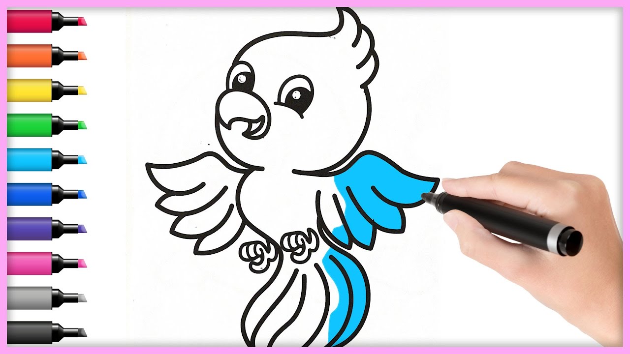 How to Draw a Cute Phoenix | Drawing Tutorial For Children - YouTube