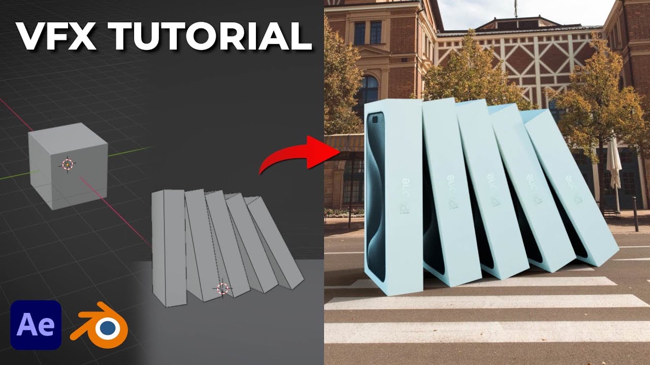 iPhone box CGI or VFX Ads using Blender | Blender VFX Tutorial - YouTube