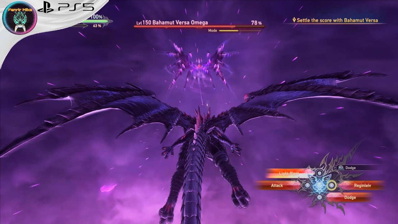 Granblue Fantasy: Relink - Proto Bahamut VS Bahamut Versa Omega ...